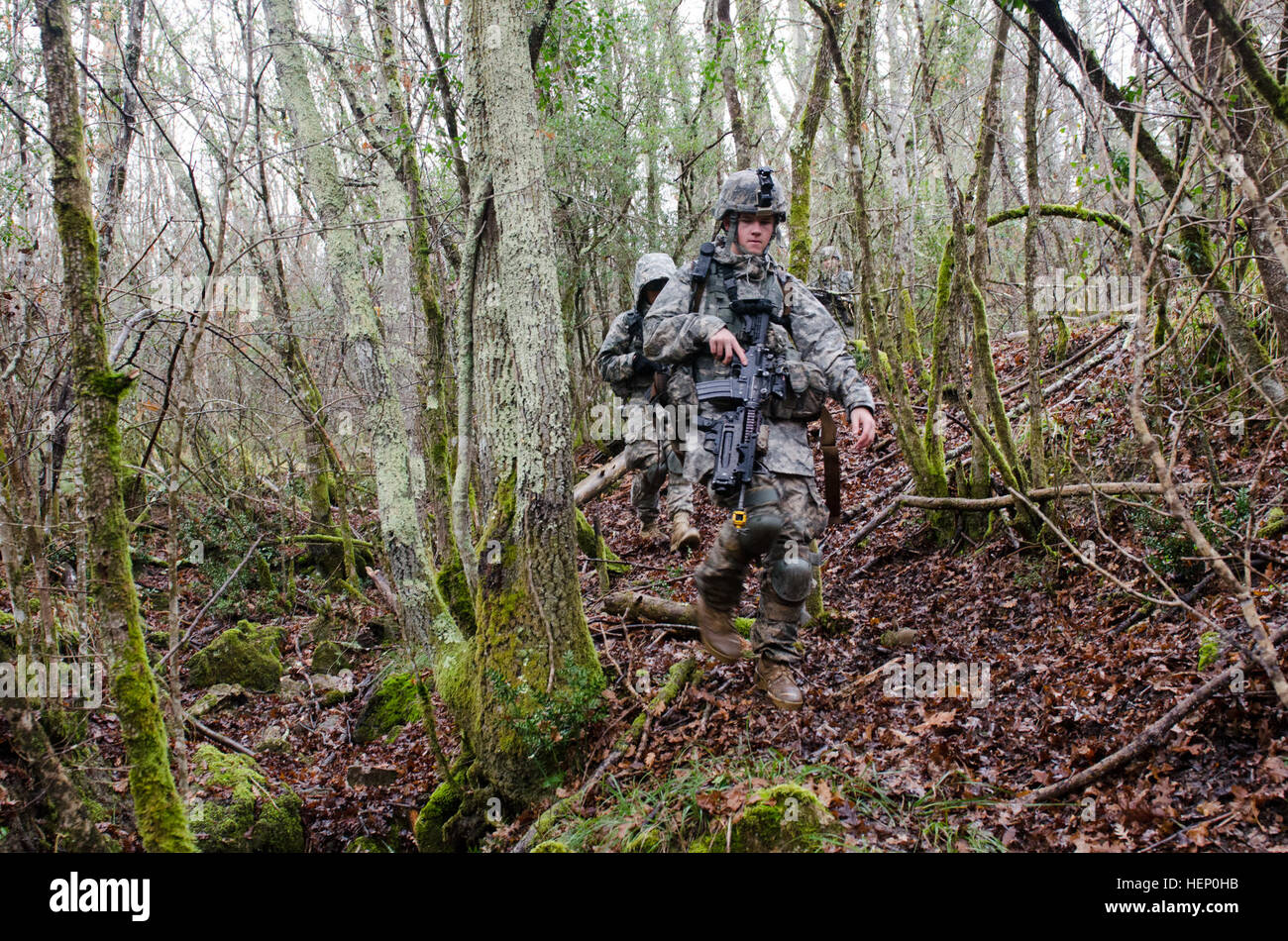 Paratroopers from the 1st Battalion, 503rd Infantry Regiment, 173rd ...