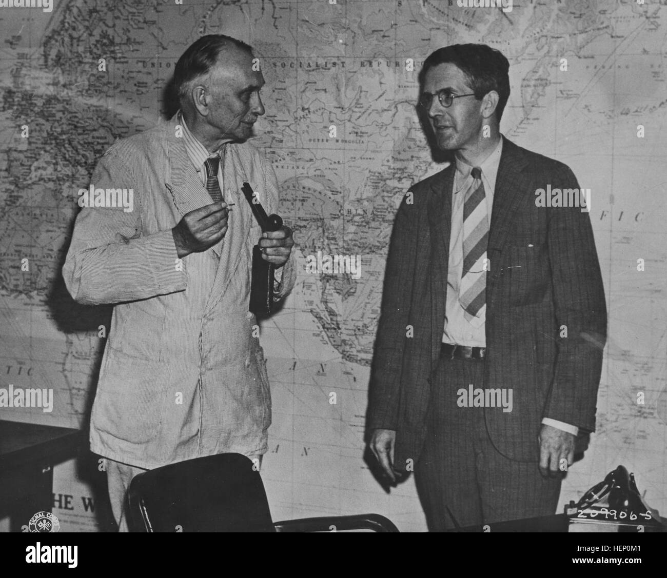 Richard Tolman and Henry D. Smyth Stock Photo - Alamy