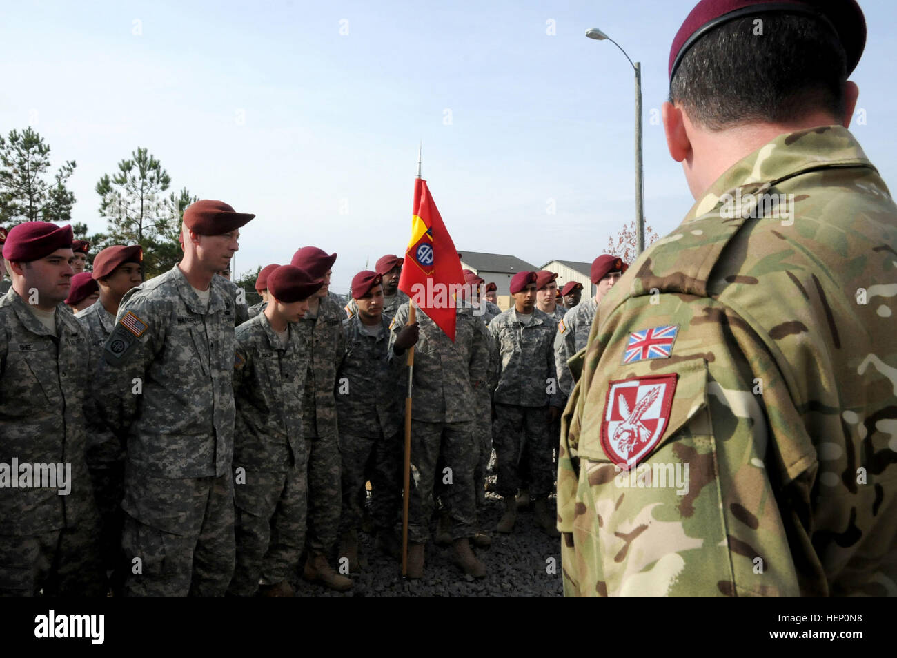 British Sgt. Maj. (CWO2) Carl Andrews, 7th Parachute Regiment Royal ...