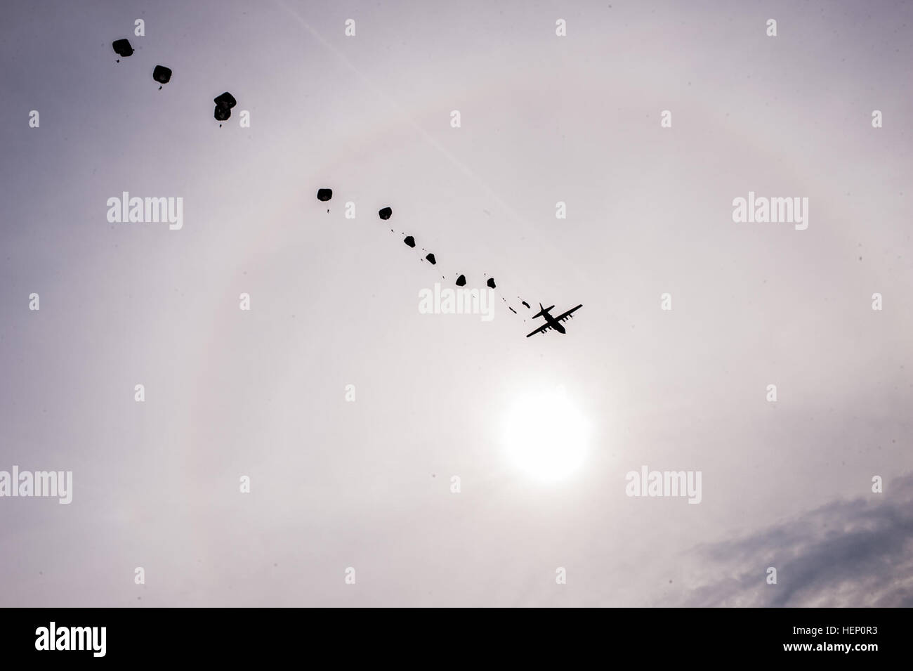 Paratroopers fill the sky at Sicily Drop Zone for the 17th Annual Randy ...