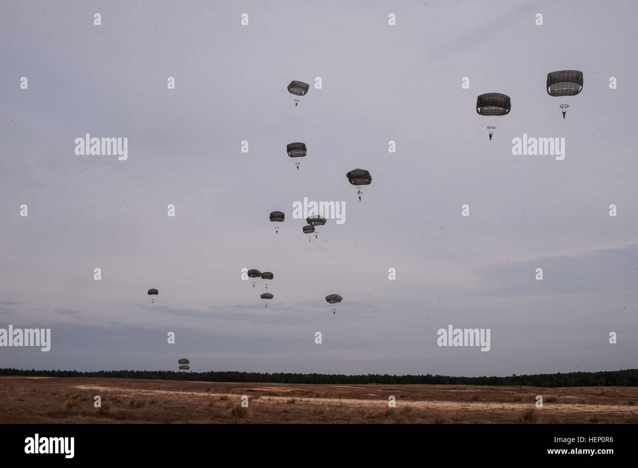 Paratroopers fill the sky at Sicily Drop Zone for the 17th Annual Randy ...