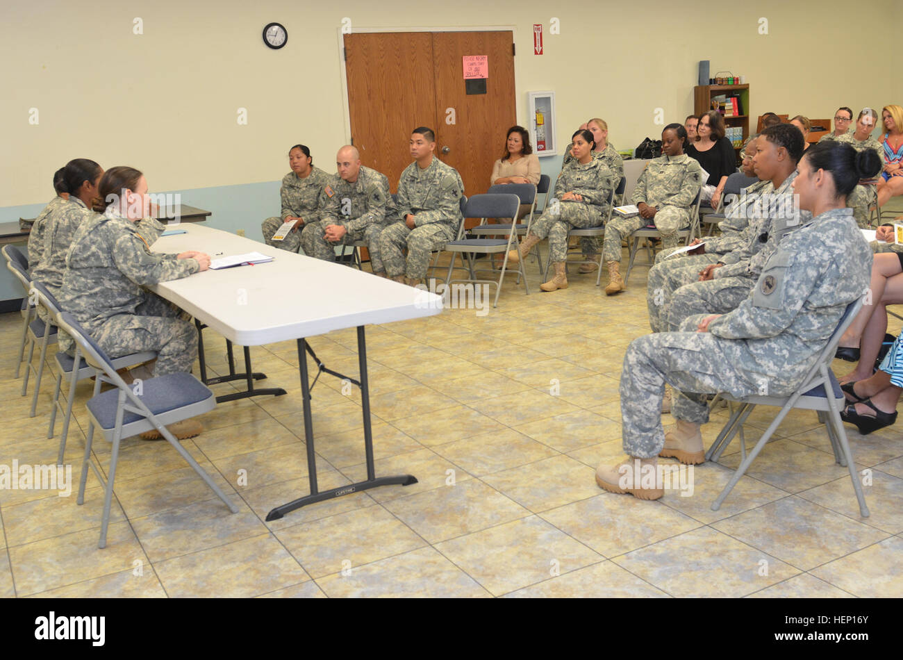 The Sisters in Arms panel of senior noncommissioned officers ...