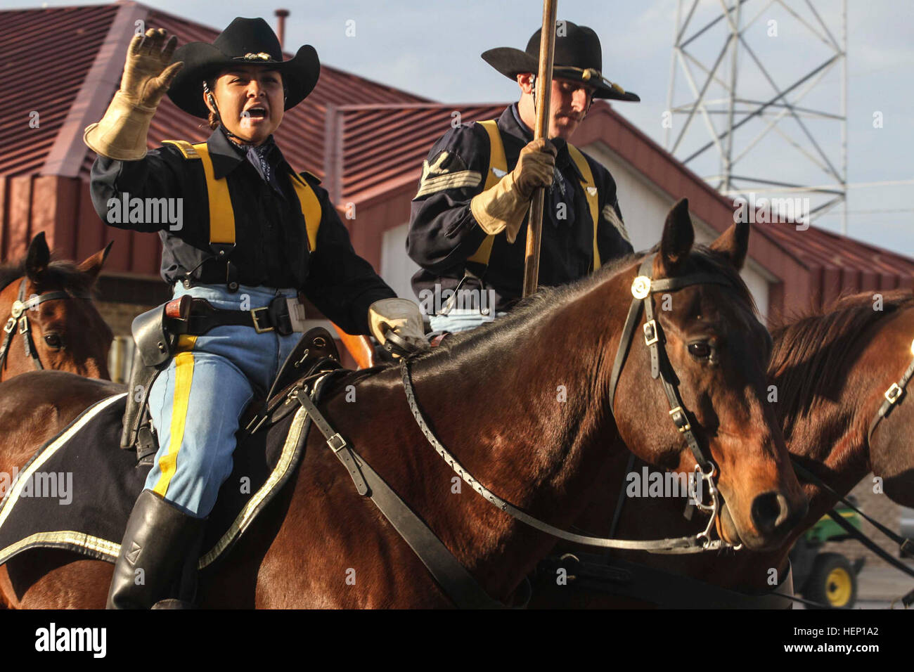 1st cavalry division horse cavalry detachment hi-res stock photography ...