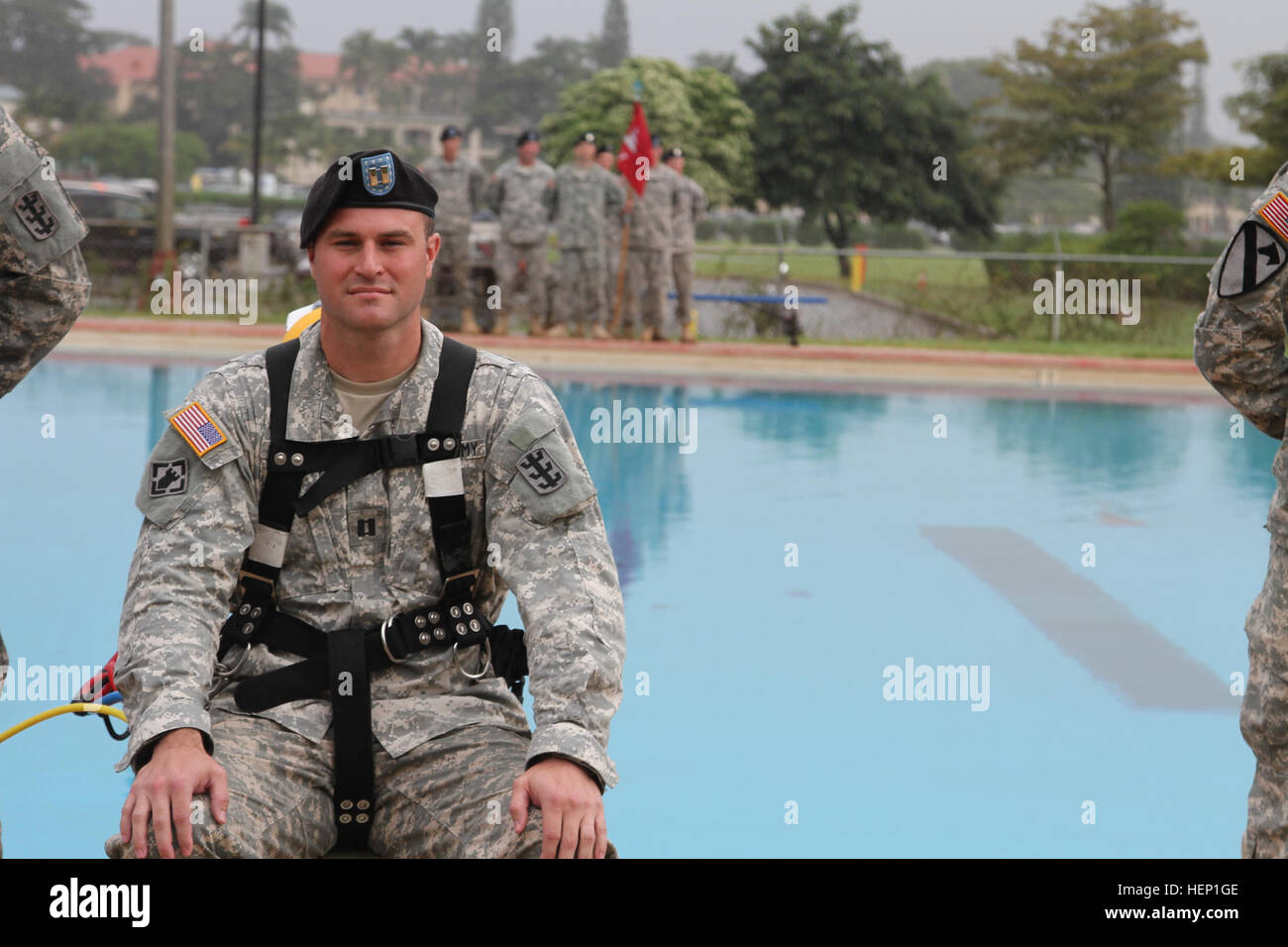Capt. Troy F. Davidson, the new commander of 7th Engineer Dive ...