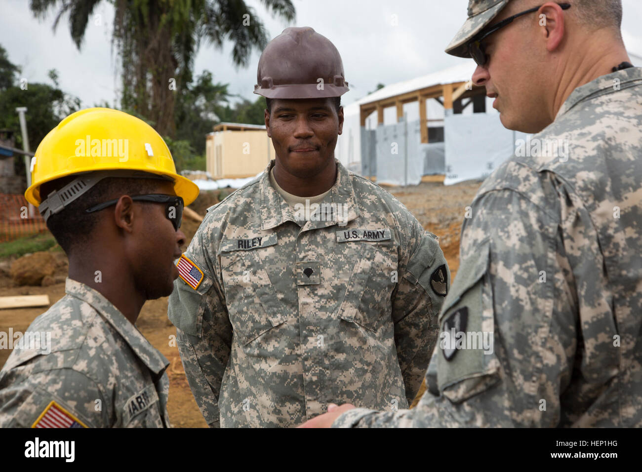 From left, Pfc. Shane Harris and Spc. Ike Riley, Soldiers with the 36th ...