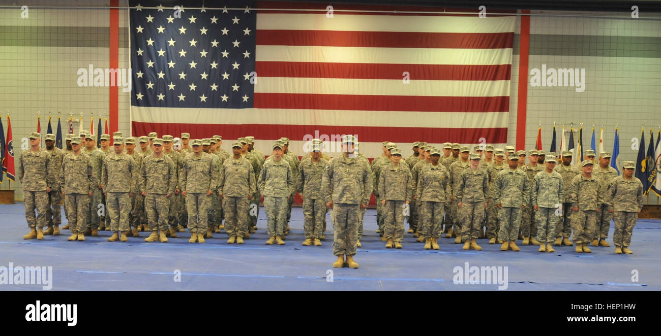 Soldiers from the 3rd Sustainment Command (Expeditionary) wait to be ...