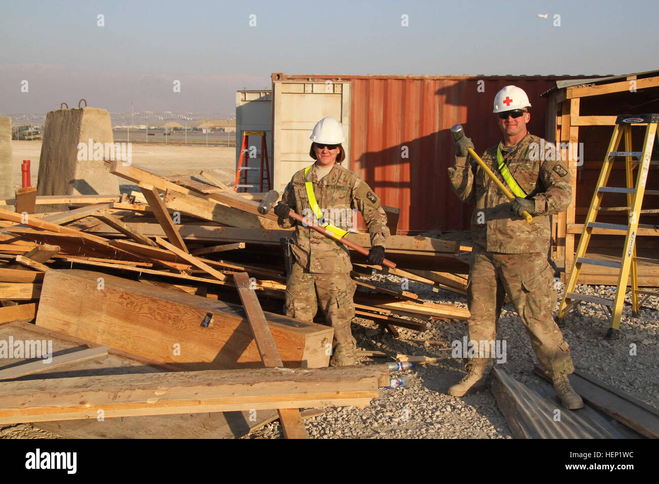 Capt. Rachel M. Hardesty and Jeremy J. Hodson a two-man engineer crew ...