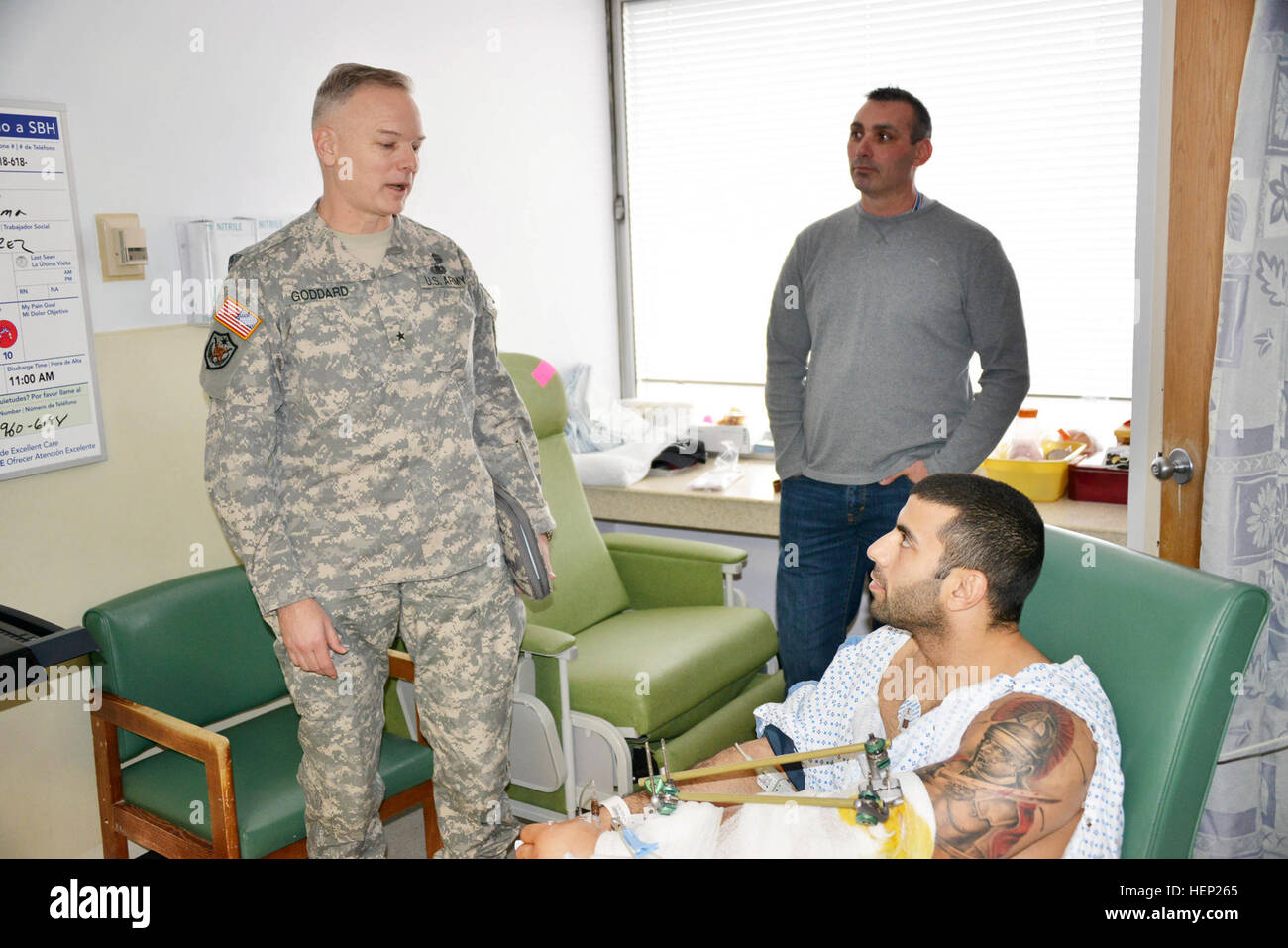 Brig. Gen. Glenn Goddard, commander of the 353rd Civil Affairs Command, speaks about resilience ...