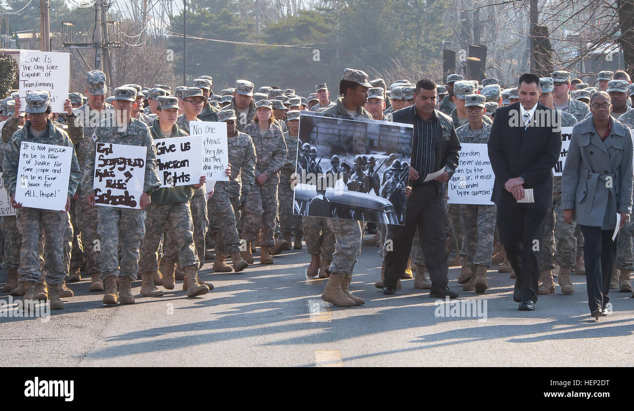 More than 400 Soldiers came together at Camp Carroll, South Korea, Jan ...