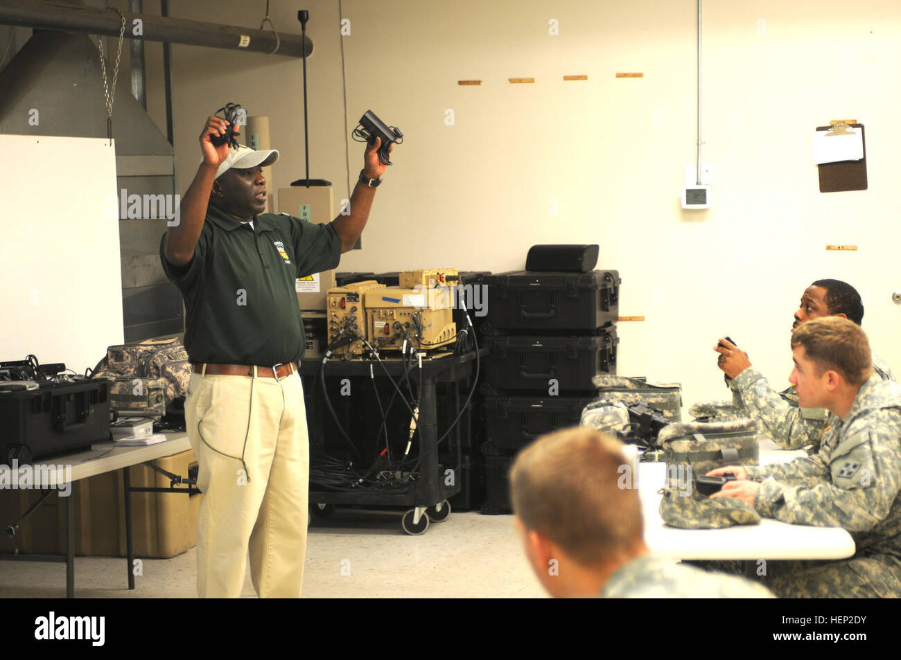 Retired Command Sgt. Maj. Gerald Kinloch, biometrics trainer and ...