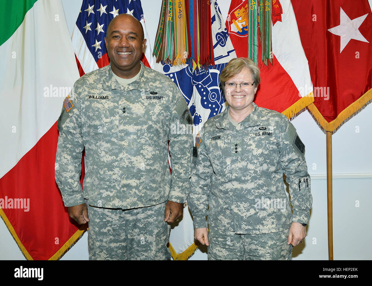 From left, Maj. Gen. Darryl A. Williams , United States Army Africa ...