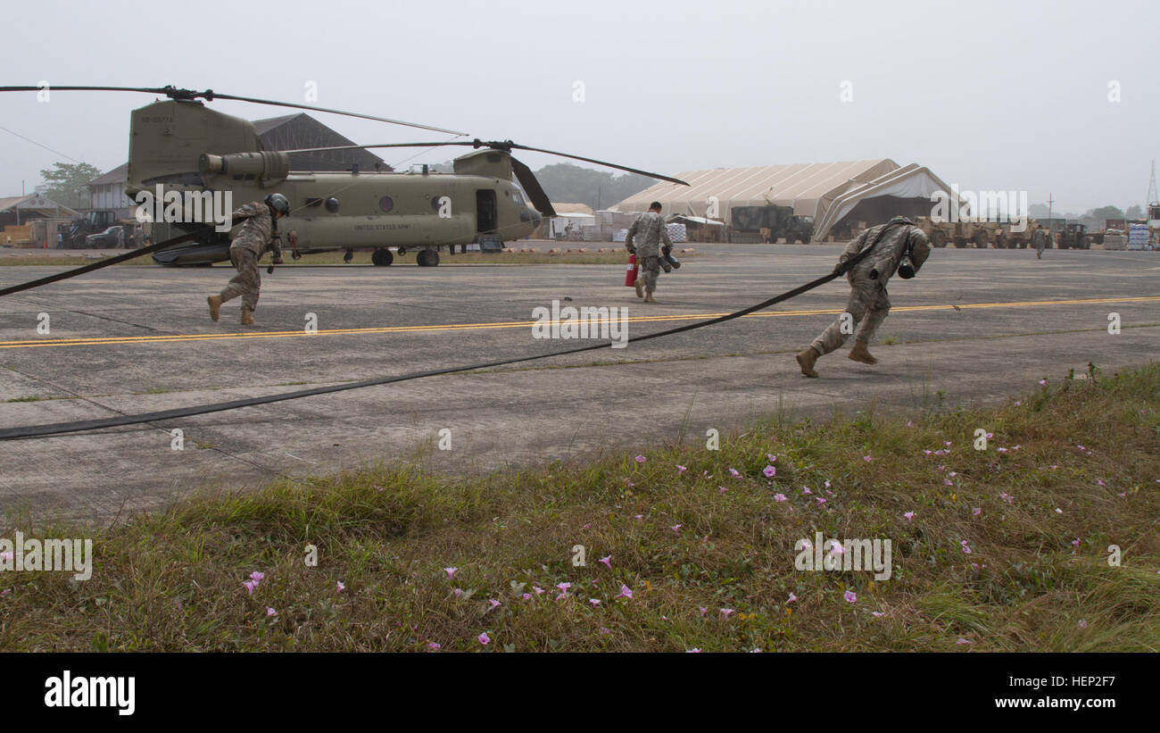 Spc. Danielle Taylor, left, and Spc. Dustin Atkin, right, both with the ...