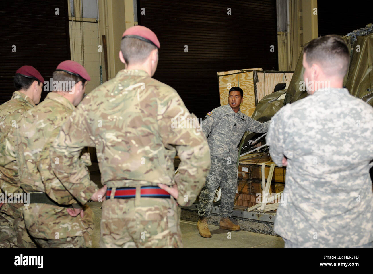 British armys 7th parachute royal horse artillery hi-res stock ...
