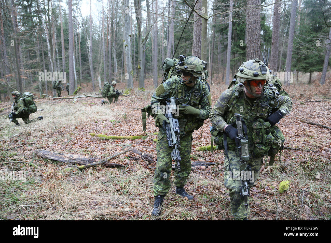 Canadian soldiers of 3rd Battalion, The Royal Canadian Regiment conduct ...