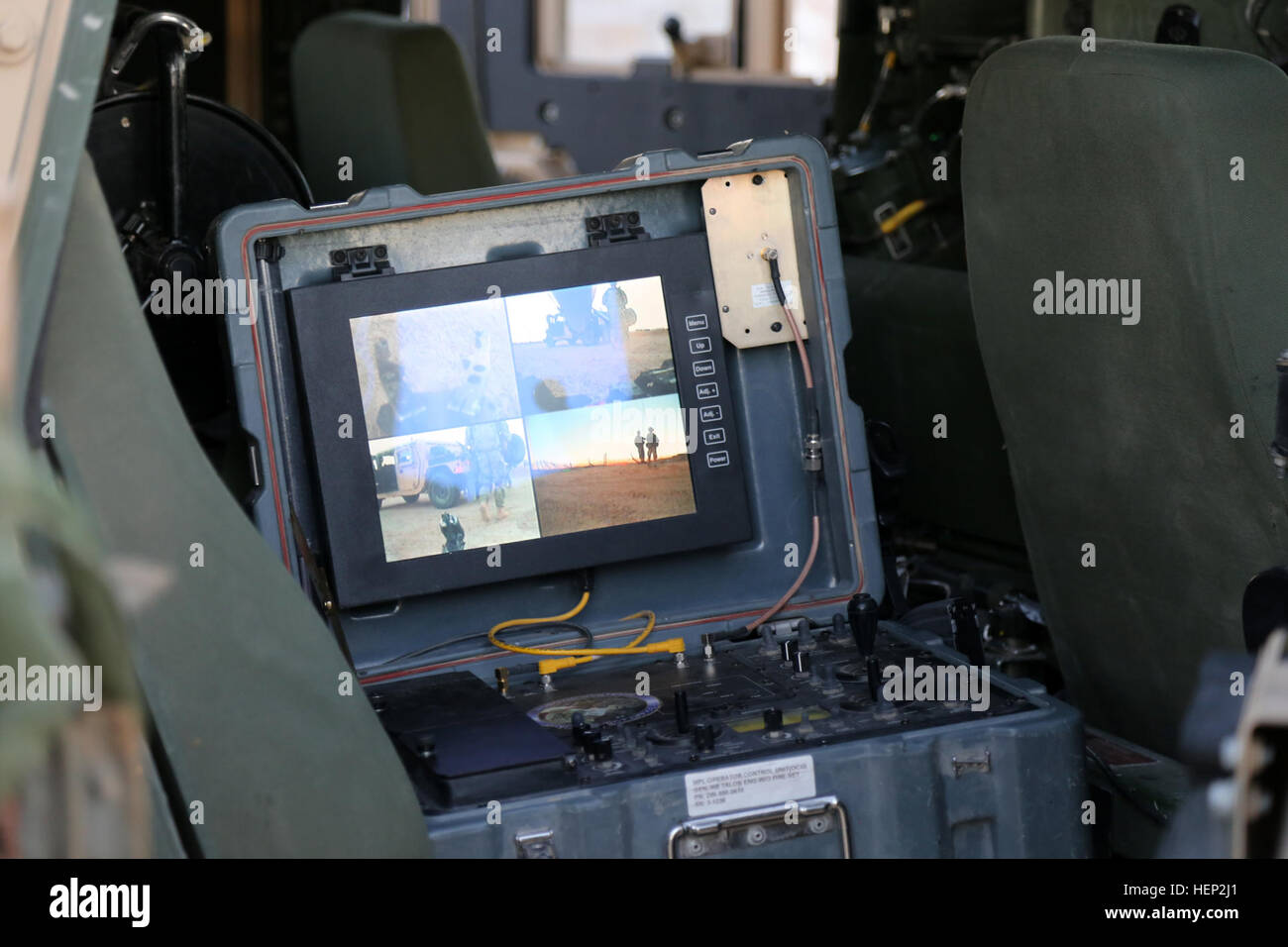 The operator control unit, is used to operate the TALON robot, a ...