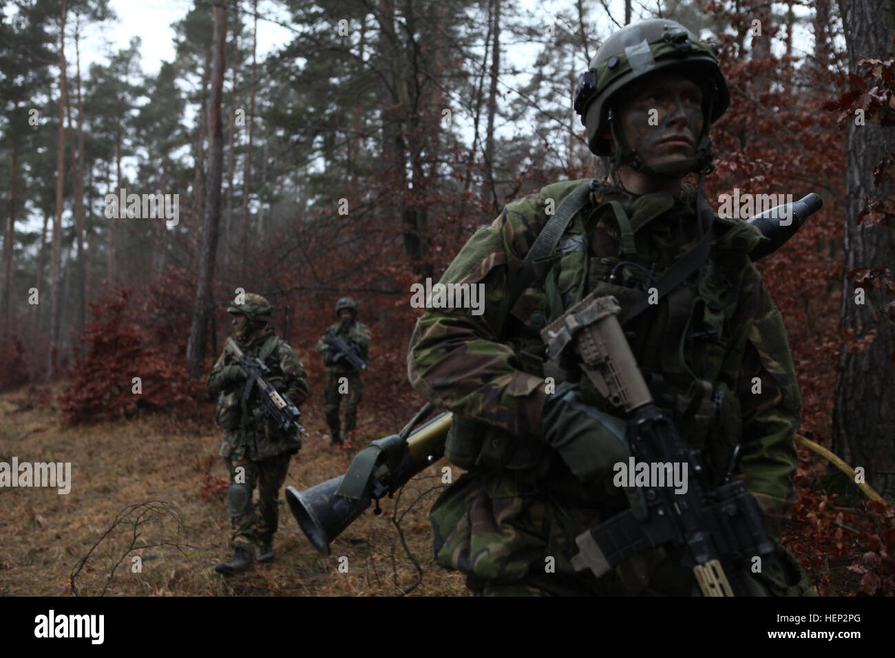 Dutch soldiers of Alpha Company, 42nd Infantry Battalion, 13th ...
