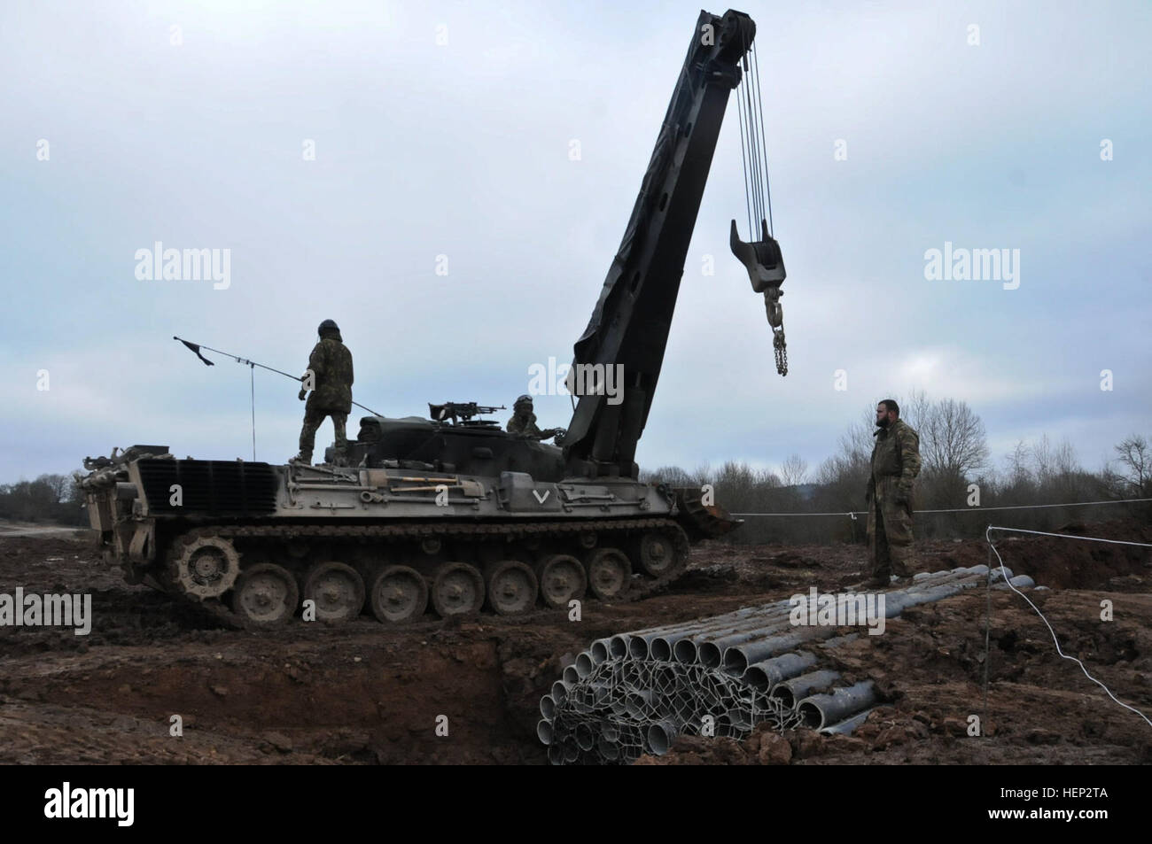 Dragoon Troopers from the Regimental Engineer Squadron, 2nd Cavalry ...