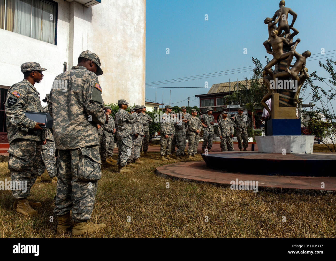 Joint Forces Command – United Assistance service members, deployed to ...