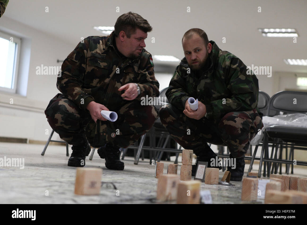 Hungarian soldiers of 62nd Infantry Battalion, 5th Infantry Brigade ...