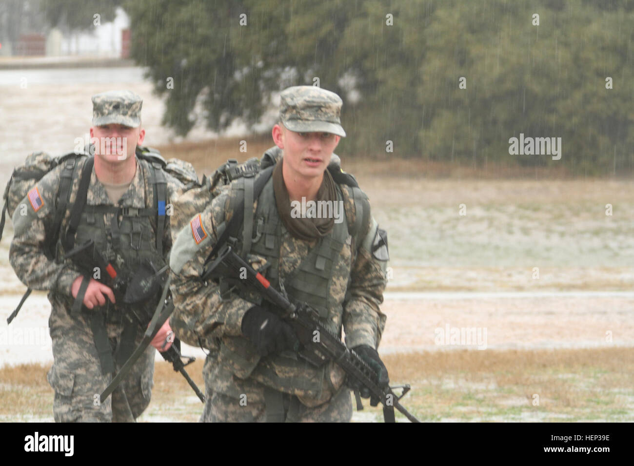 Pvt. Neil Smith and Spc. Cameron Gary, Company C, 91st Engineer ...