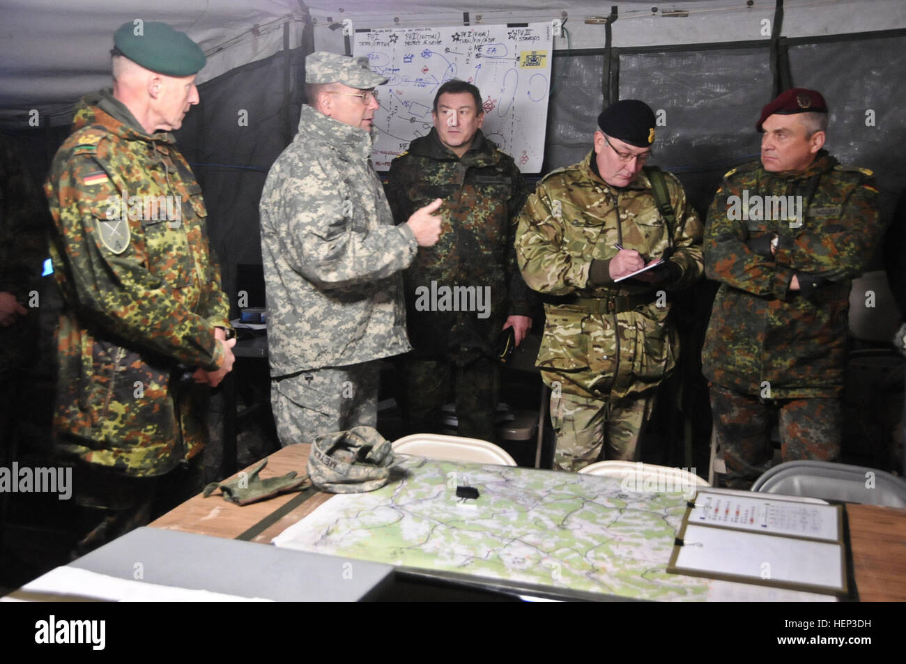 Lt. Gen. Frederick “Ben” Hodges, U.S. Army Europe commander, along with ...