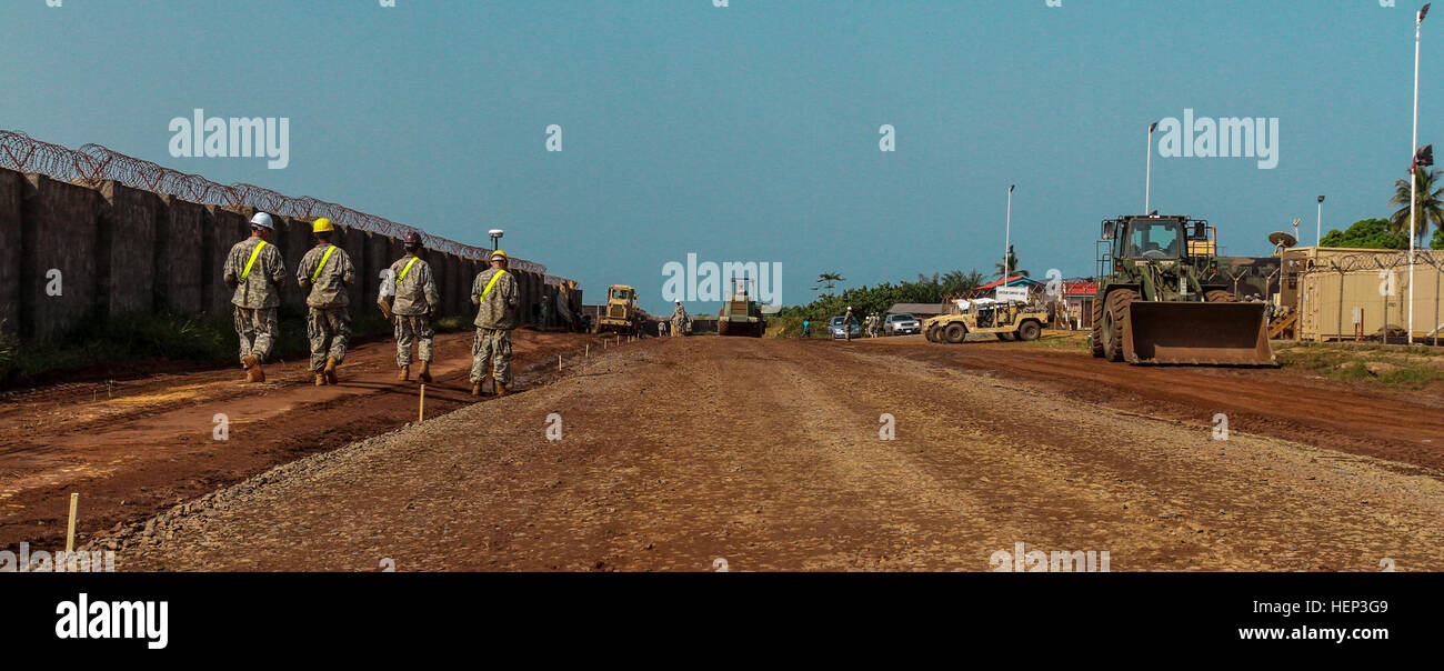 Technical engineers from the 36th Engineer Brigade and 63rd Survey ...