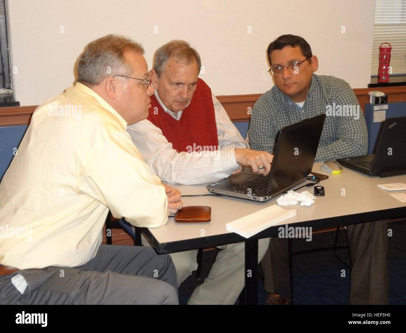 Representatives from MyArmyBenefits helped retiring and “gray area ...