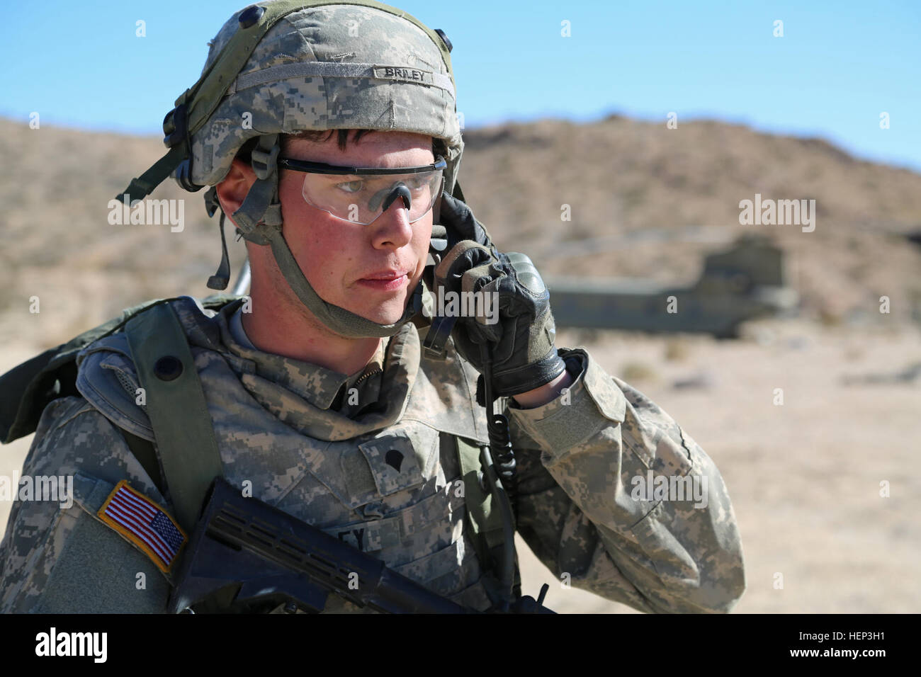 U.S. Army Spc. Michael Briley from Delta Company, 1st Attack ...