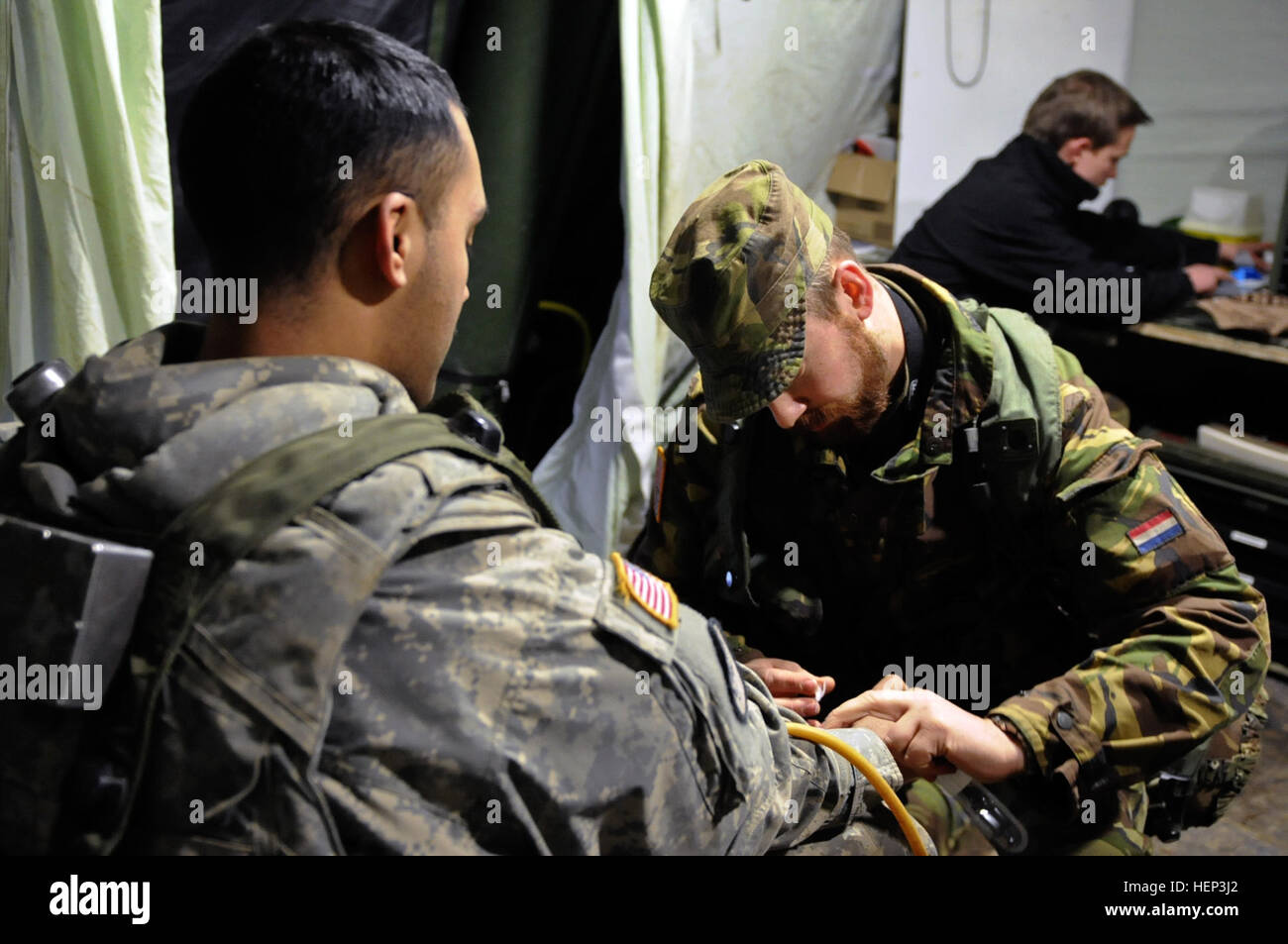 Dragoon medics assigned to Nemesis Troop, 4th Squadron, 2d Cavalry ...