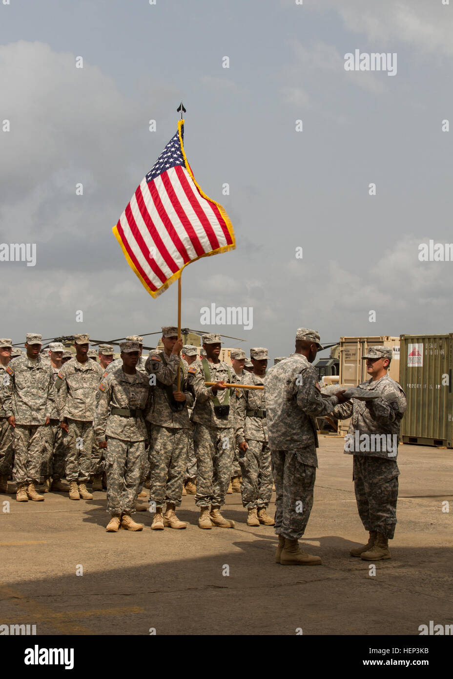 Command Sgt. Maj. Frank Graham, left, senior enlisted adviser for the ...