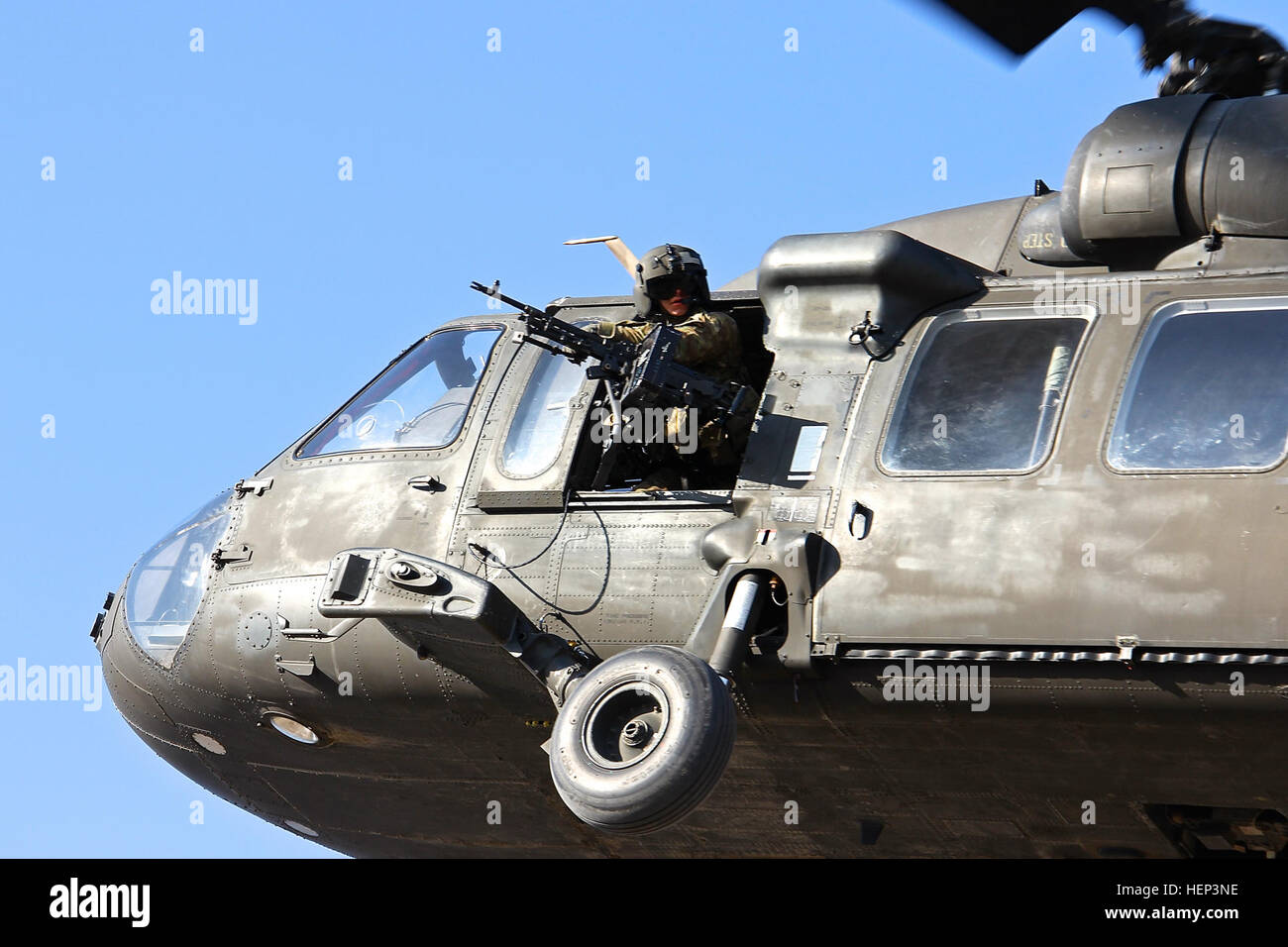 An aircrew member assigned to 1-82nd Attack Reconnaissance Battalion ...