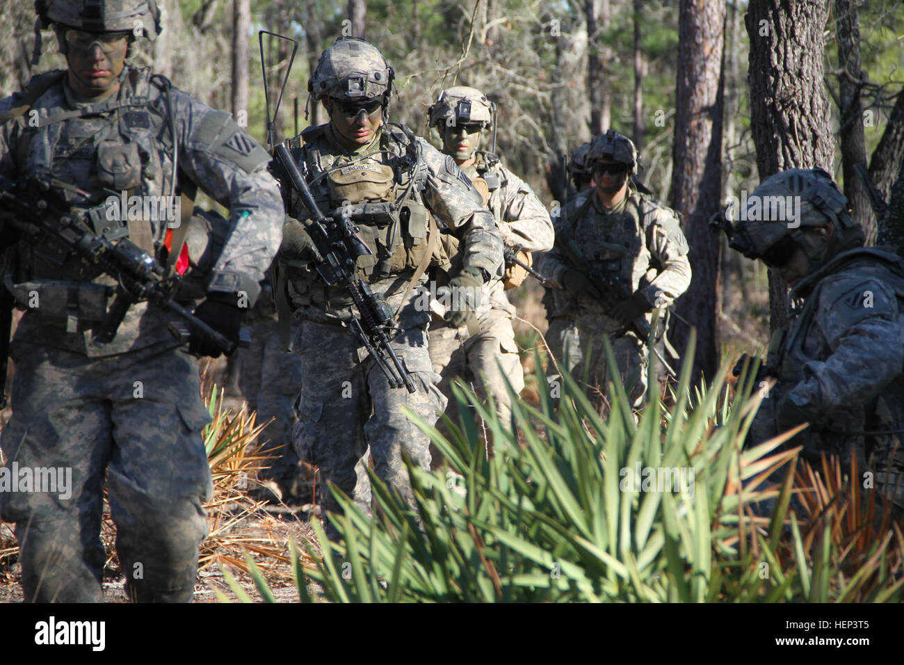 Infantrymen of 3rd Battalion, 15th Infantry Regiment, 4th Infantry ...