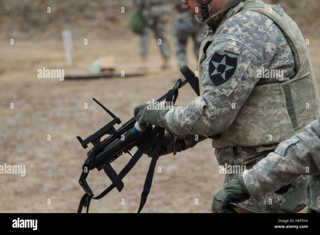 A Soldier with the 2nd Battalion, 2nd Aviation Regiment, 2nd Combat ...