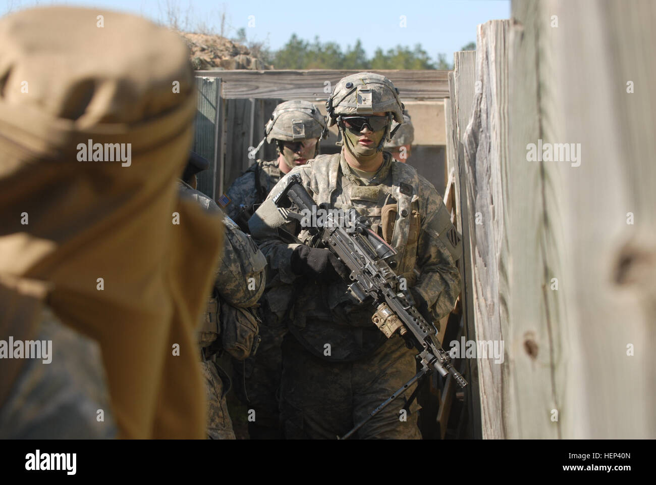 Soldiers of 3rd Battalion, 15th Infantry Regiment, 4th Infantry Brigade ...