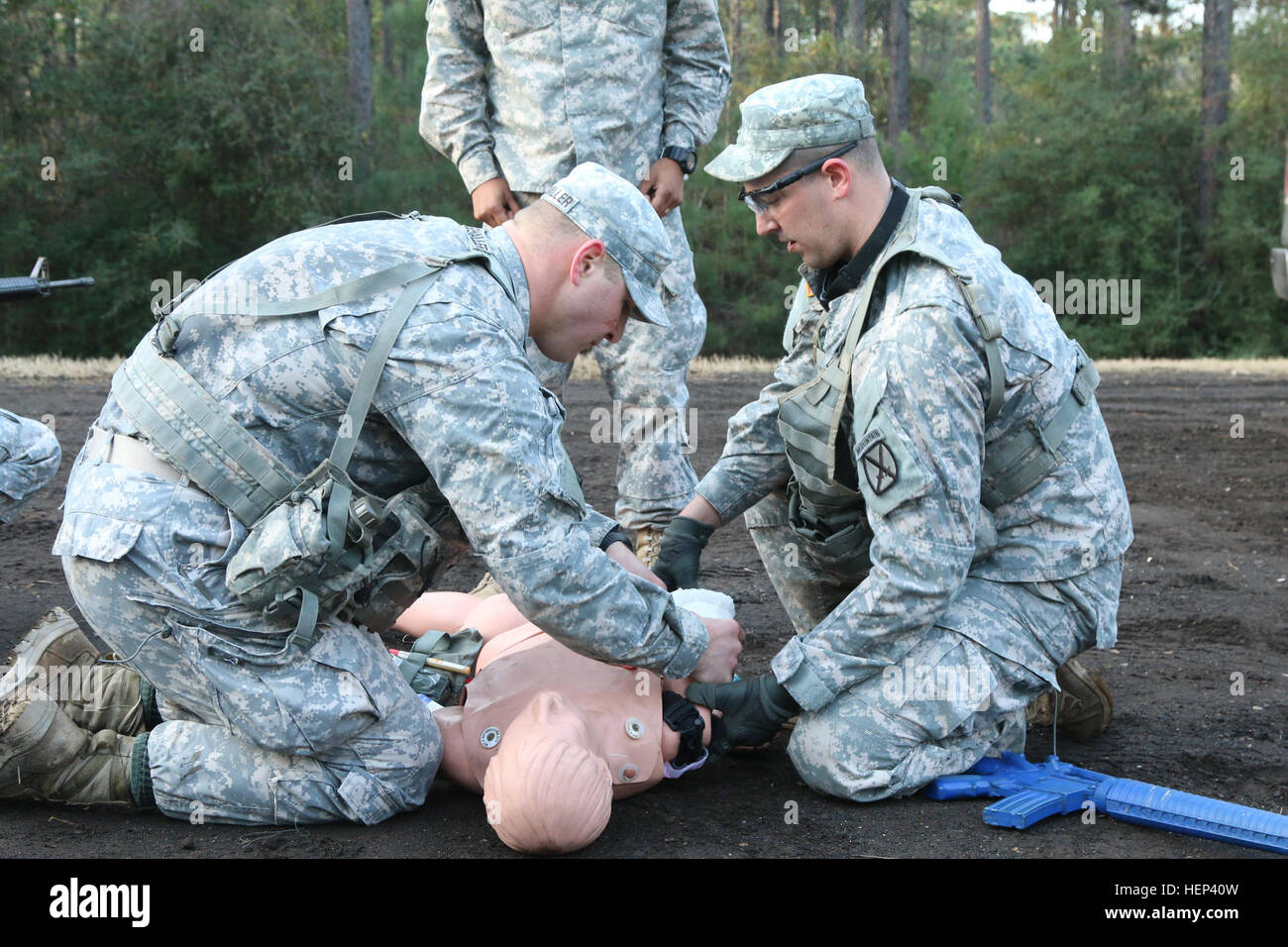 In the early morning hours of Jan. 30, 2015, leaders from 5th Battalion ...