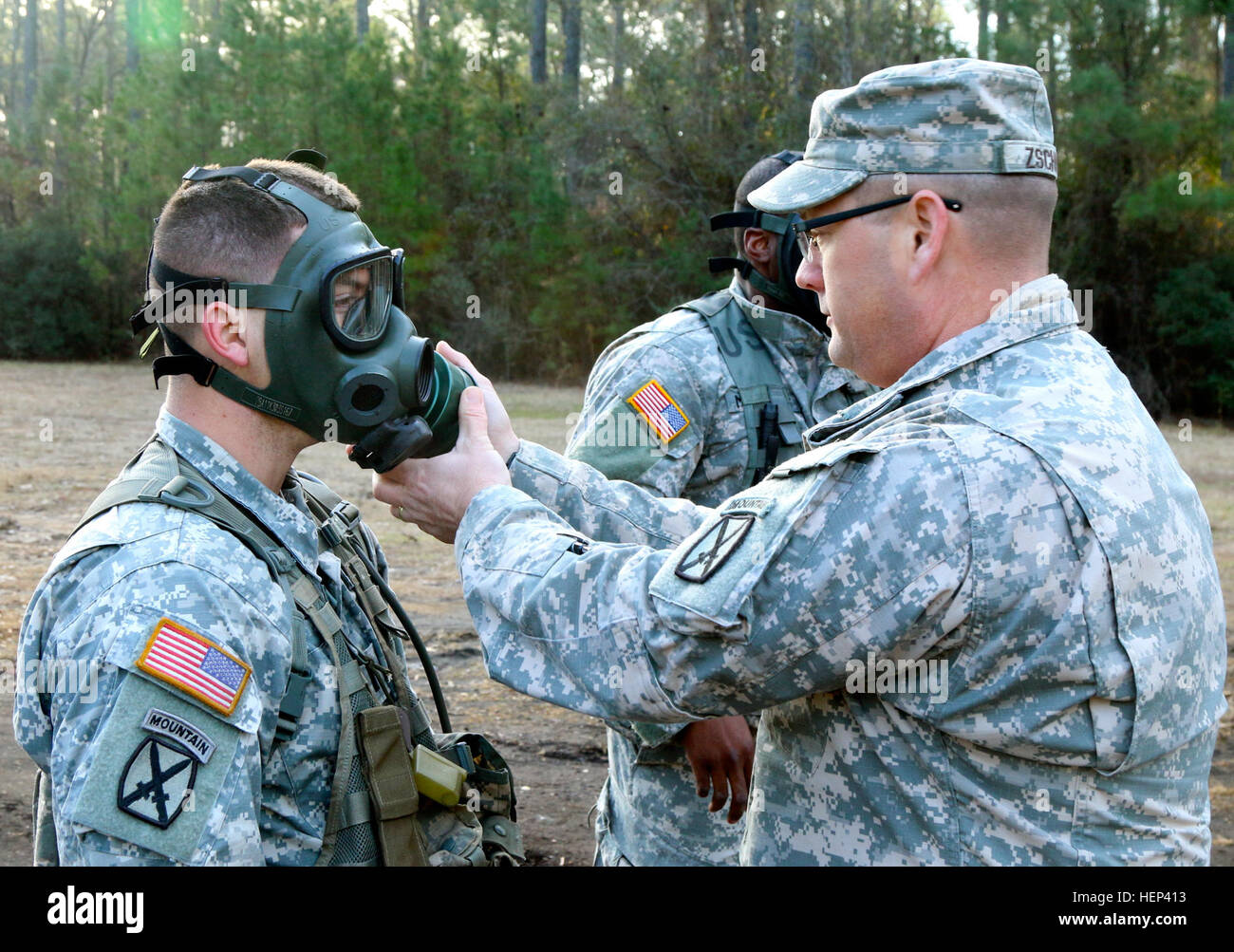 In the early morning hours of Jan. 30, 2015, leaders from 5th Battalion ...