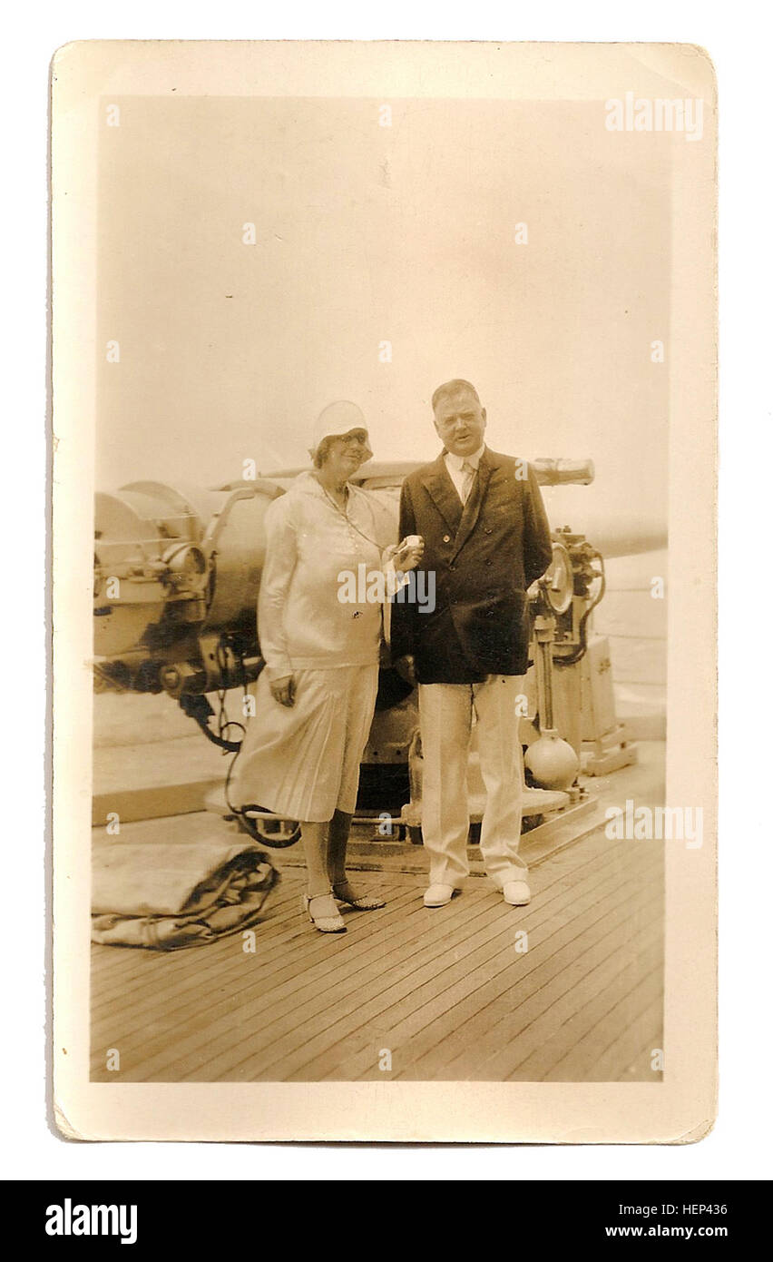President-elect Herbert Hoover traveled aboard the USS Utah, a Florida ...