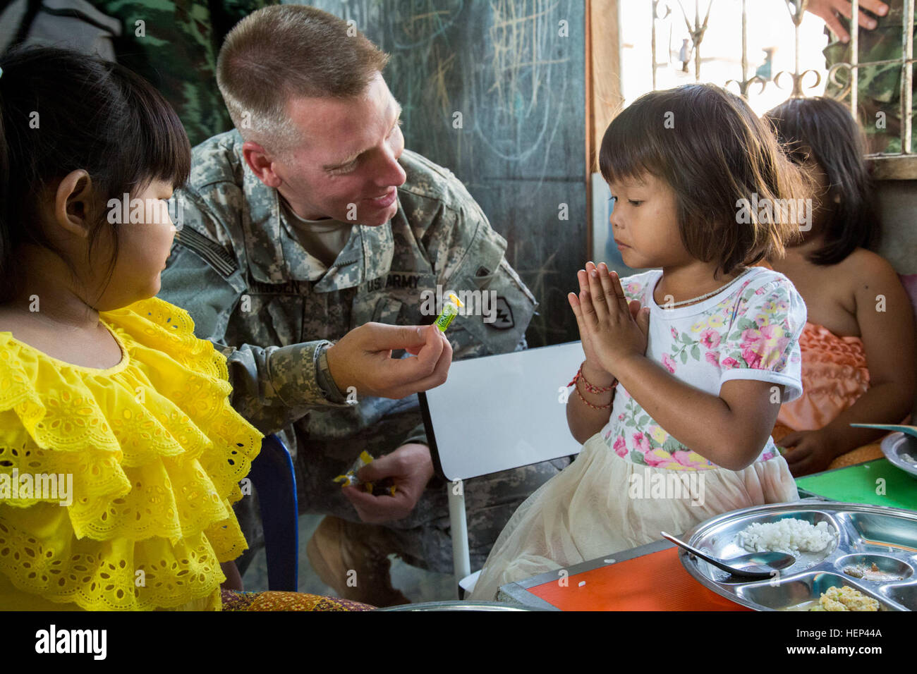 U.S. Army Capt. Ryan Mortensen, chaplain, assigned to the 1st Battalion ...