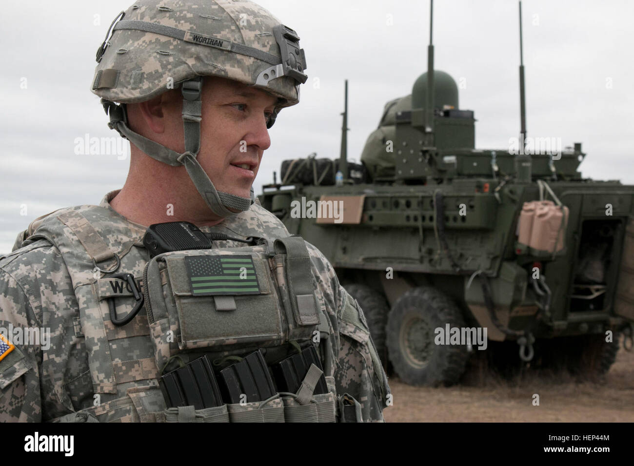 Lt. Col. Ryan Worthan, commander of the 4th Battalion, 17th Infantry ...