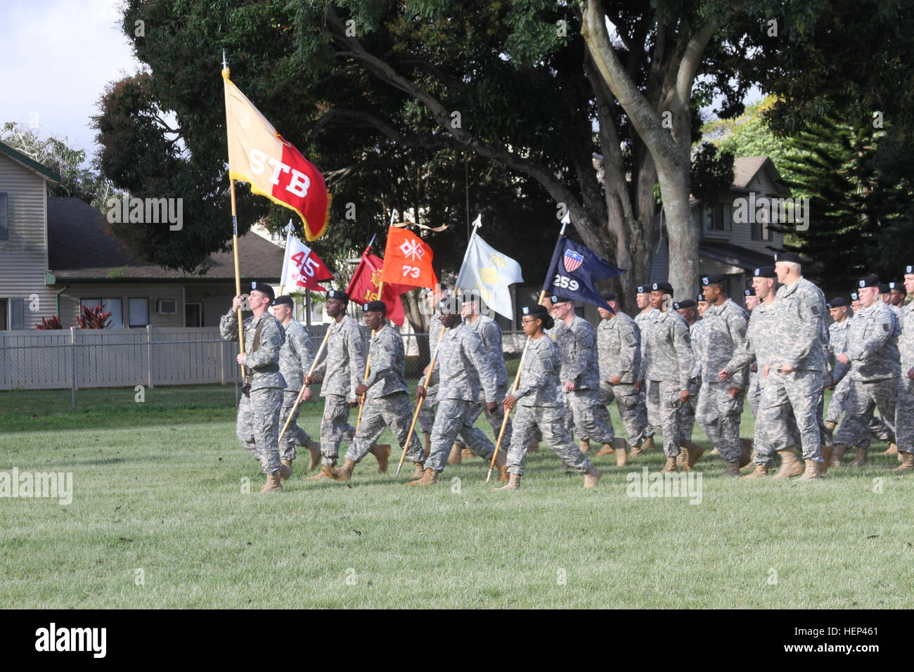 Soldiers of the 45th Special Troops Battalion, 45th Sustainment Brigade ...