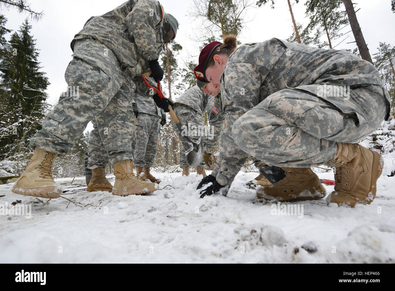 U.S. Soldiers, assigned to 173rd Airborne Brigade, attend the 7th Army ...