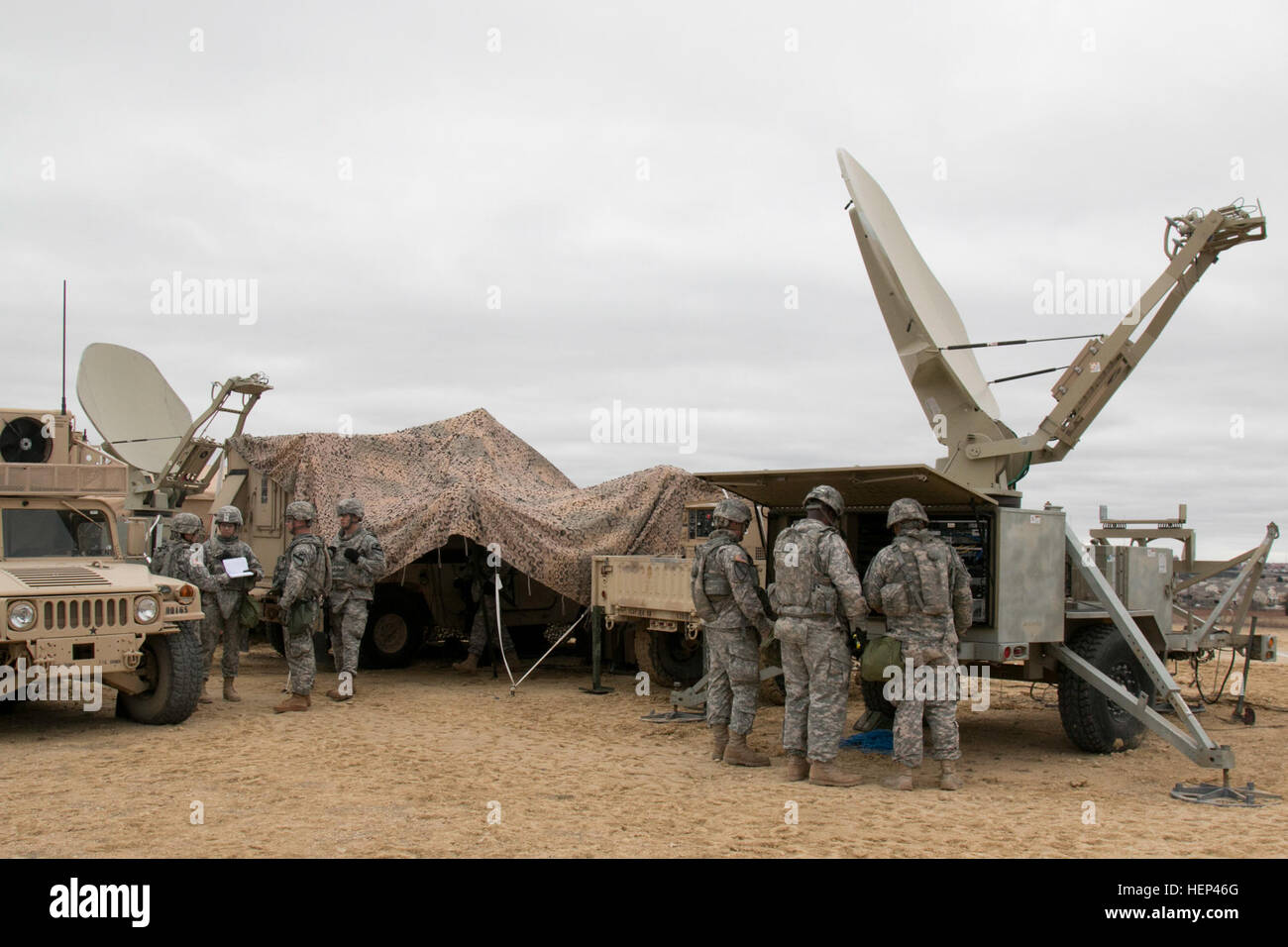 Signal Soldiers with the 3rd Armored Brigade Combat Team, 1st Cavalry ...
