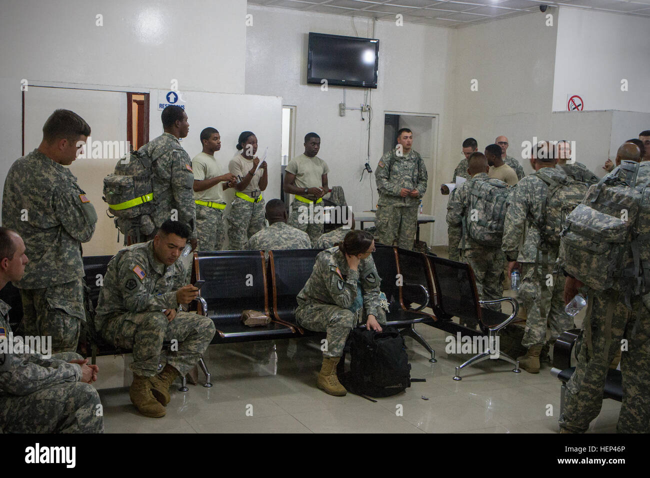 Service members deployed in support of Operation United Assistance get ...