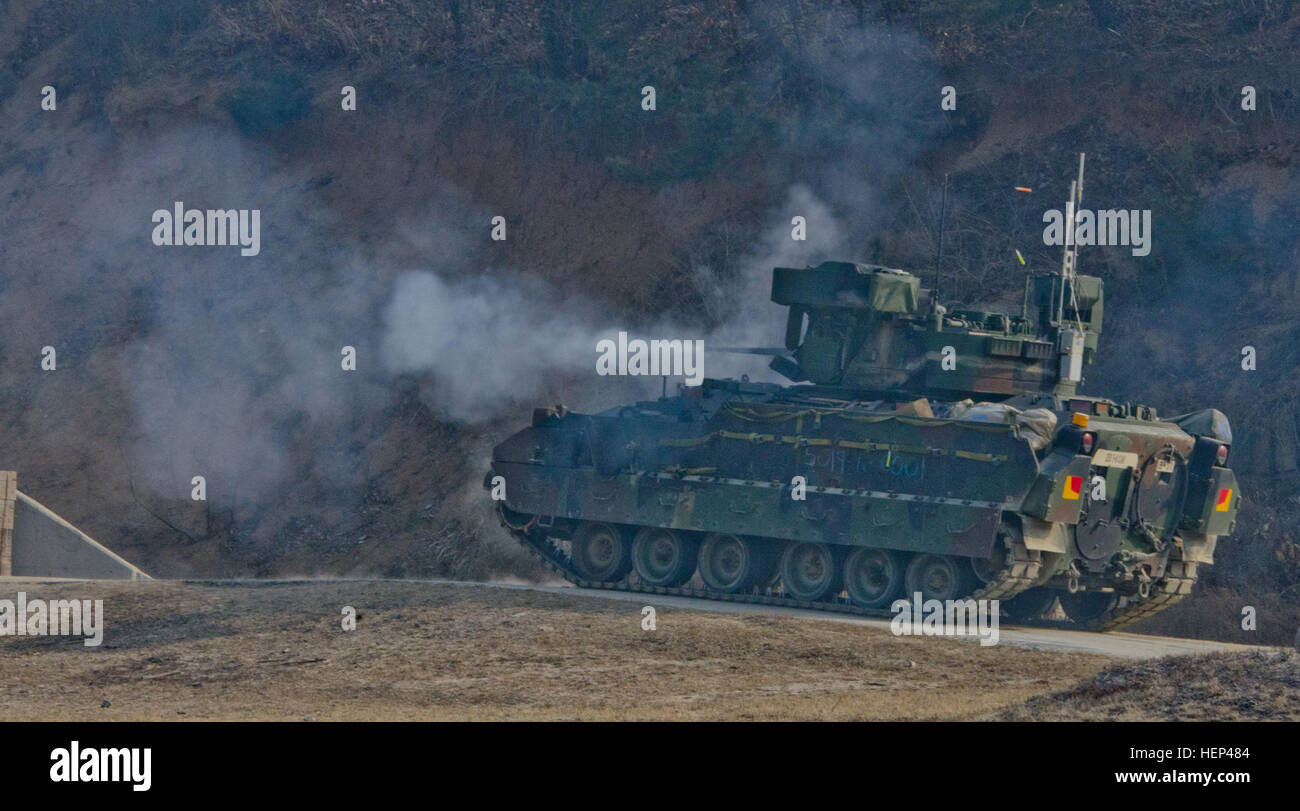 At Rodriguez Live Fire Complex in South Korea, U.S. Army crews from ...
