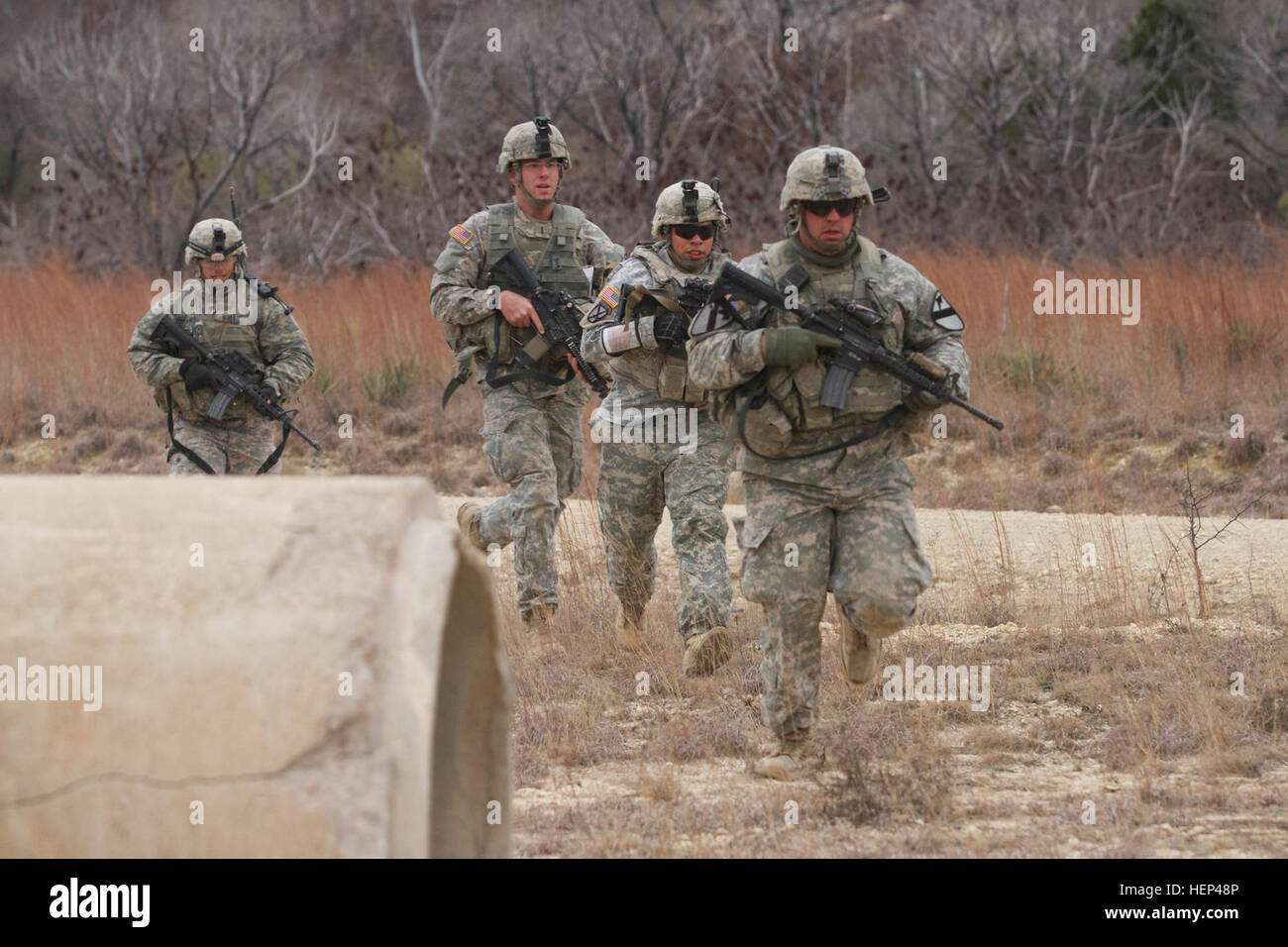 Soldiers with 2nd Battalion, 5th Cavalry Regiment, 1st Brigade Combat ...
