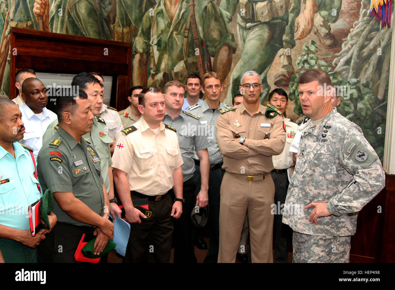 Maj. Gen. Todd B. McCaffrey, U.S. Army Pacific chief of staff, welcomed ...