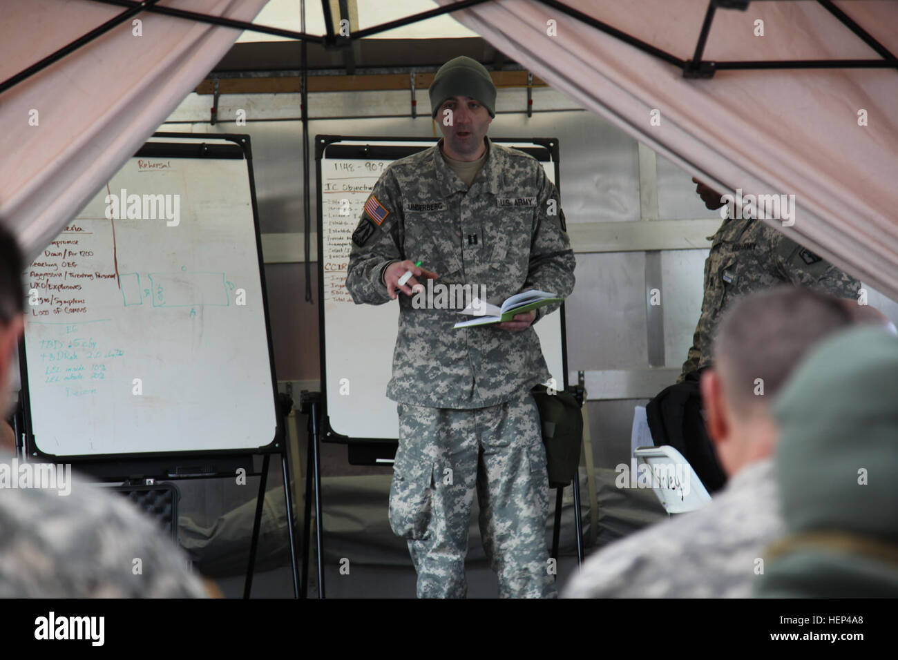 Capt. Jon Underberg the survey team leader, 773rd Civil Support Team ...