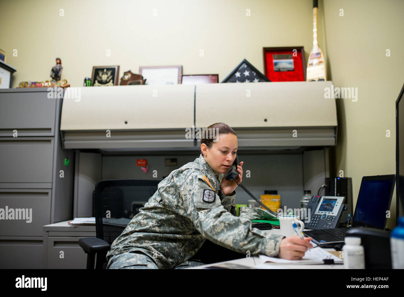 First Sgt. Raquel Steckman, Army Reserve first sergeant for the 374th ...