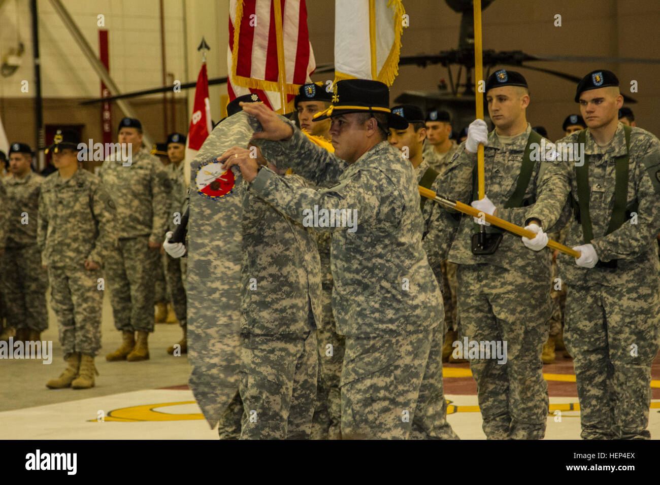 Lt. Col. Aaron Martin and Command Sgt. Maj. Gerardo Gonzalez, the 2nd ...