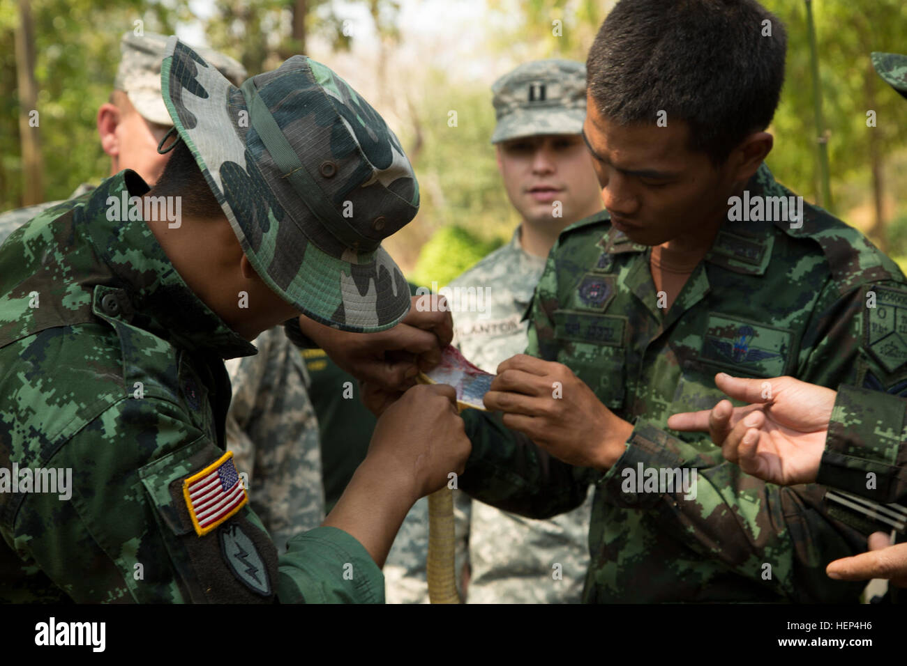 Royal Thai Army Soldiers assigned to the 31st Infantry Regiment, Rapid ...